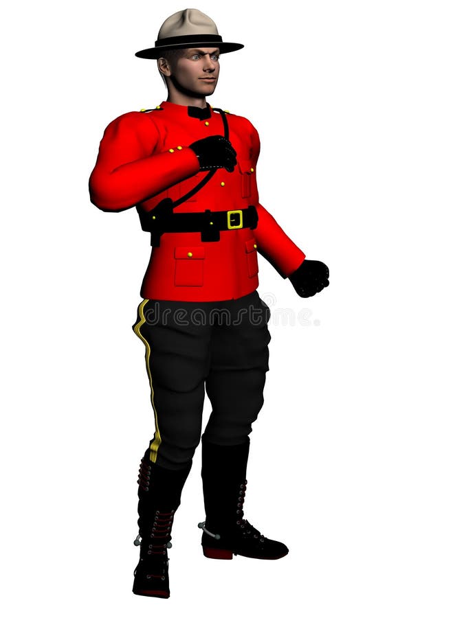 Canadian Mountie editorial photography. Illustration of uniform - 14008847
