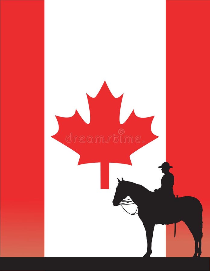 Canadian Mountie stock vector. Illustration of country - 17812325