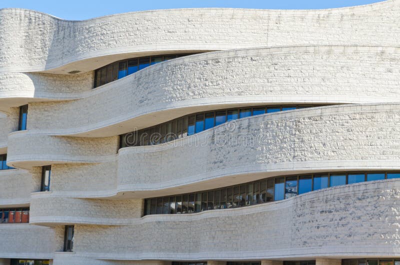 The Canadian Museum of History Stock Photo - Image of curved, glass ...