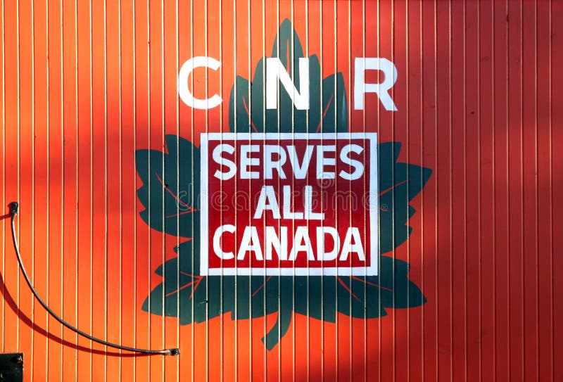 Canadian National Railway Logo Editorial Photo - Image of game, color ...