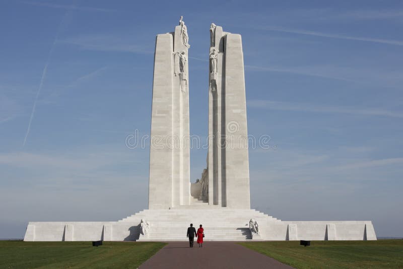 Canadian National Vimy Memorial Stock Photo - Image of hour ...