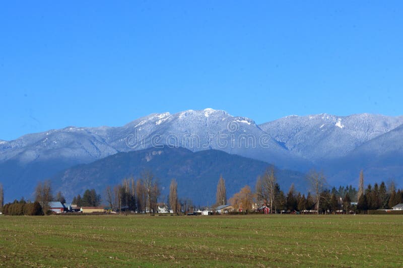 Canadian Pacific Mountain Range in Winter Stock Image - Image of nature ...