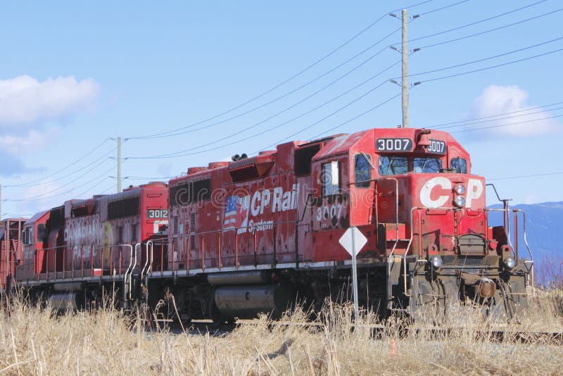 Canadian Pacific Train editorial photography. Image of track - 23734347