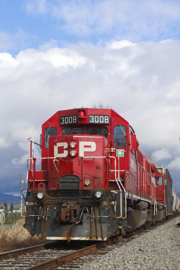 Canadian Pacific Railway Engine Editorial Stock Image - Image of train ...