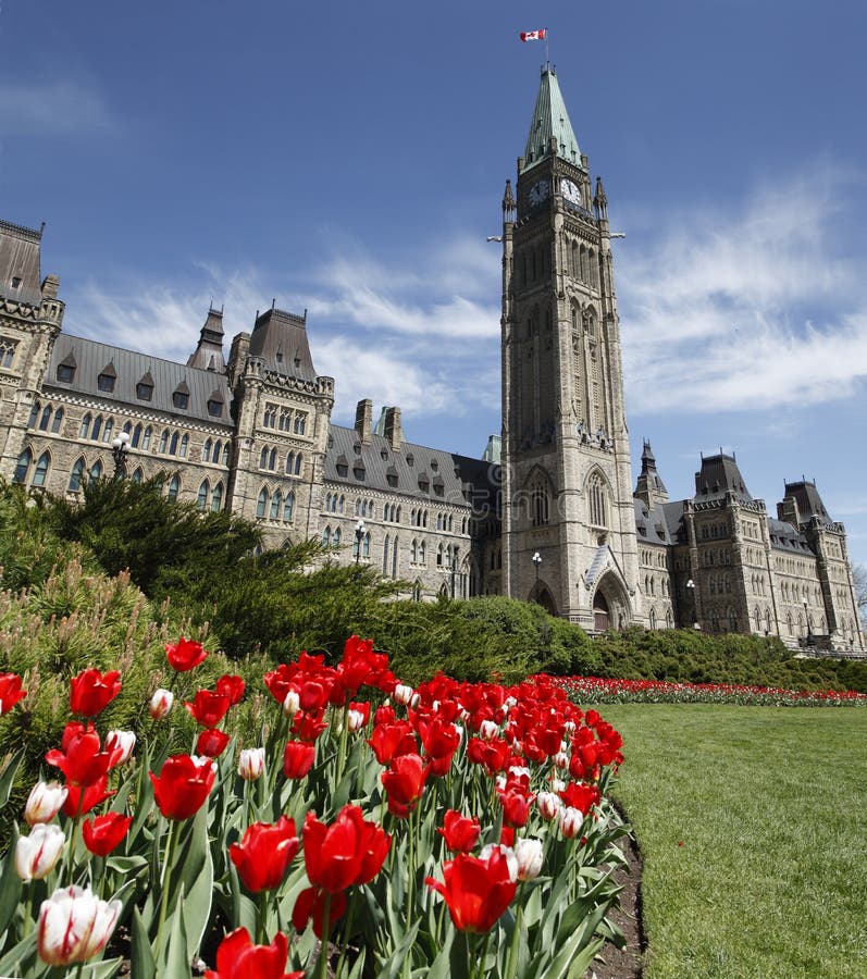 Canadian Parliament Building Stock Image - Image of canada, landmark ...