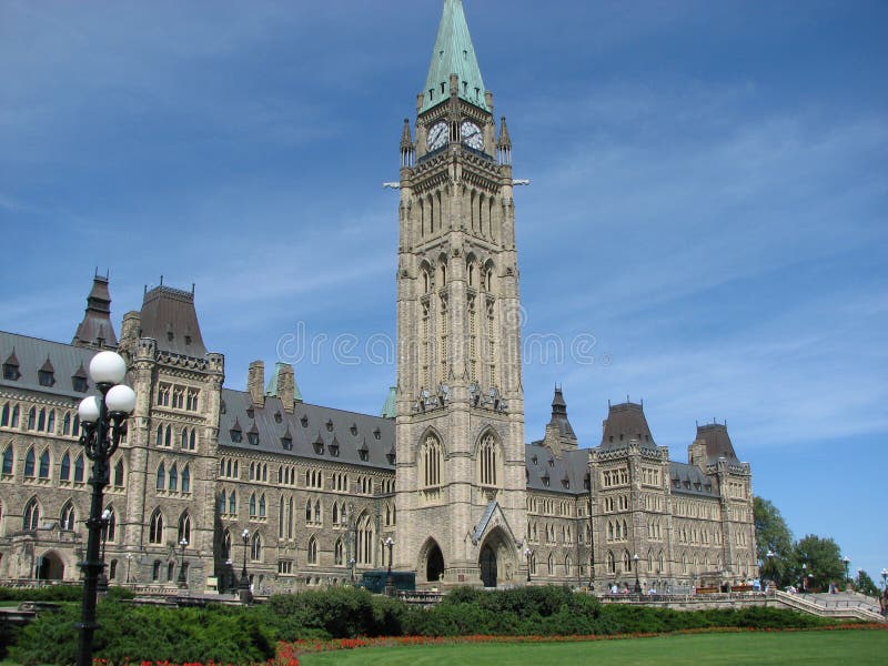 Canadian Parliament Building Editorial Stock Image - Image of ...