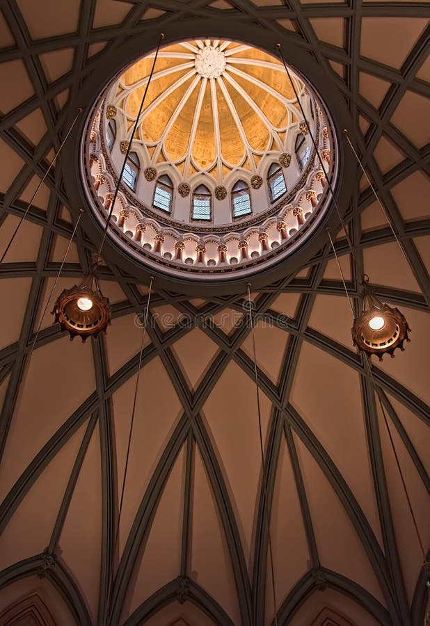 Canadian Parliament dome stock image. Image of inside - 12219413