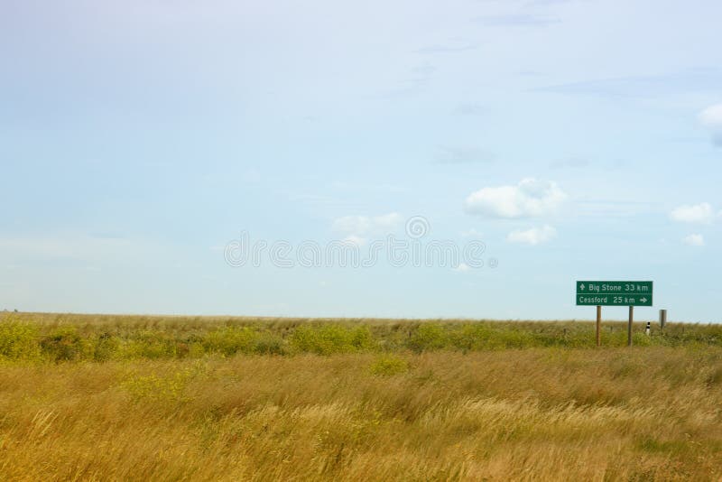 Canadian Prairie in Southern Alberta, Canada Stock Image - Image of ...