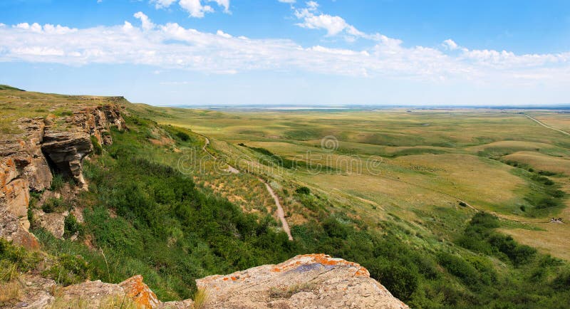 Canadian Prairie In Southern Alberta, Canada Royalty Free Stock Images ...