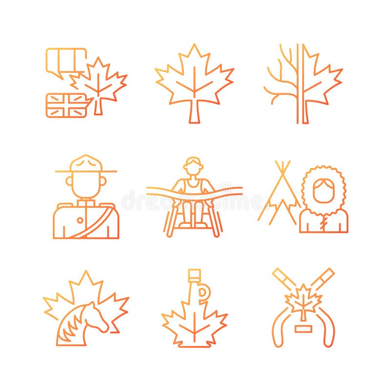 Canadian Iconic Image Stock Illustrations – 162 Canadian Iconic Image ...