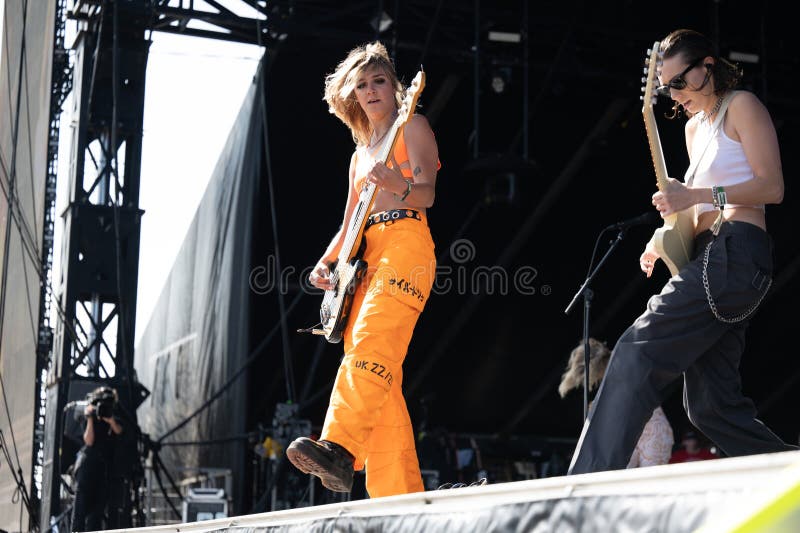 The Beaches in Concert at Boston Calling Editorial Stock Image - Image ...