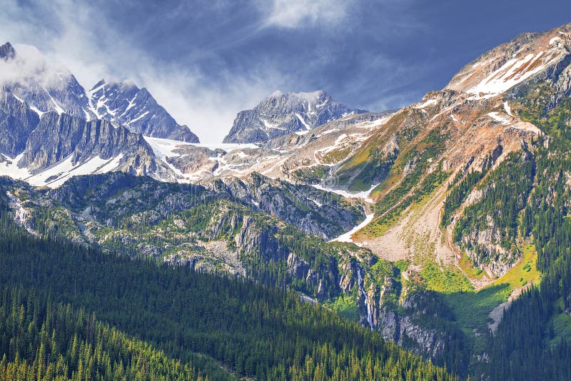 Canadian Rockies, Alberta, Canada Stock Image - Image of mountains ...