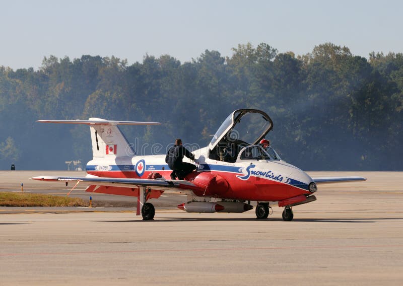 Canadian Snowbirds pilots editorial photography. Image of team - 18715147