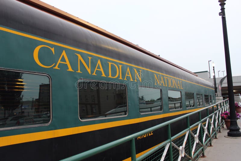 Canadian train editorial stock image. Image of winnipeg - 50702904