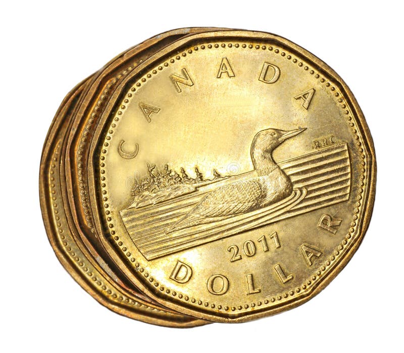 Canadiense Una Moneda Del Dólar Imagen editorial - Imagen de ottawa ...