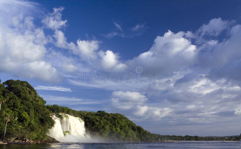 Waterfall at Canaima, Venezuela Stock Image - Image of water, america ...