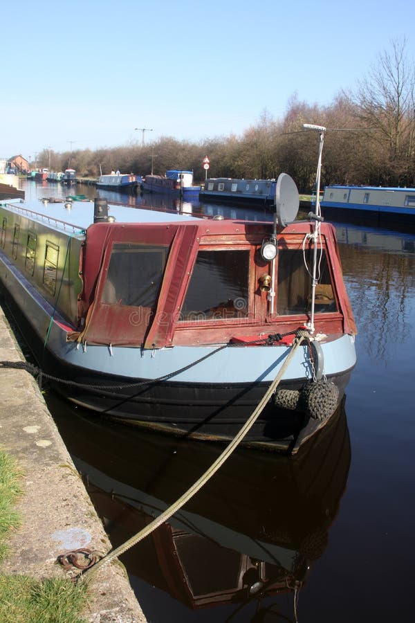 Canal boats stock image. Image of scenery, ships, nature - 23808149