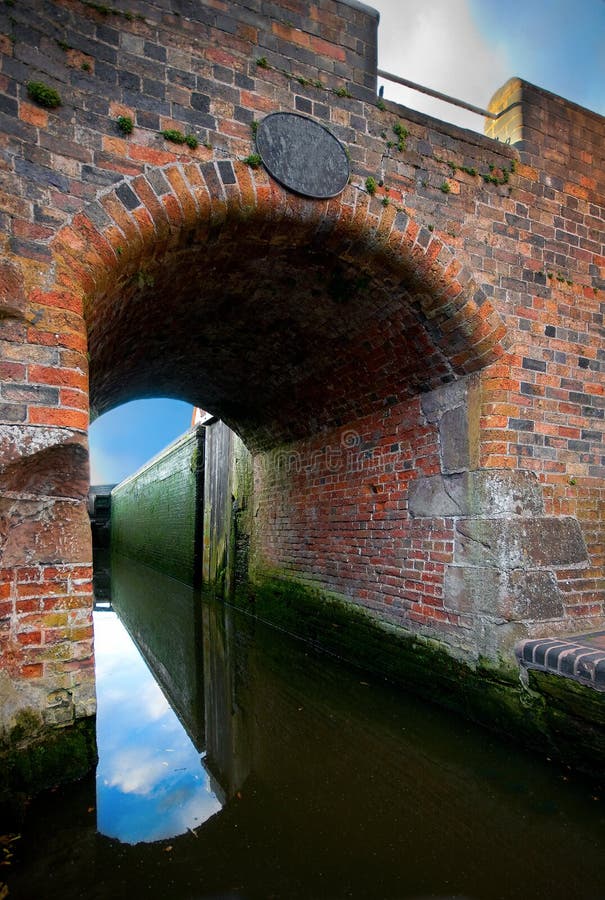 Canal bridge stock image. Image of contruction, view - 20597783