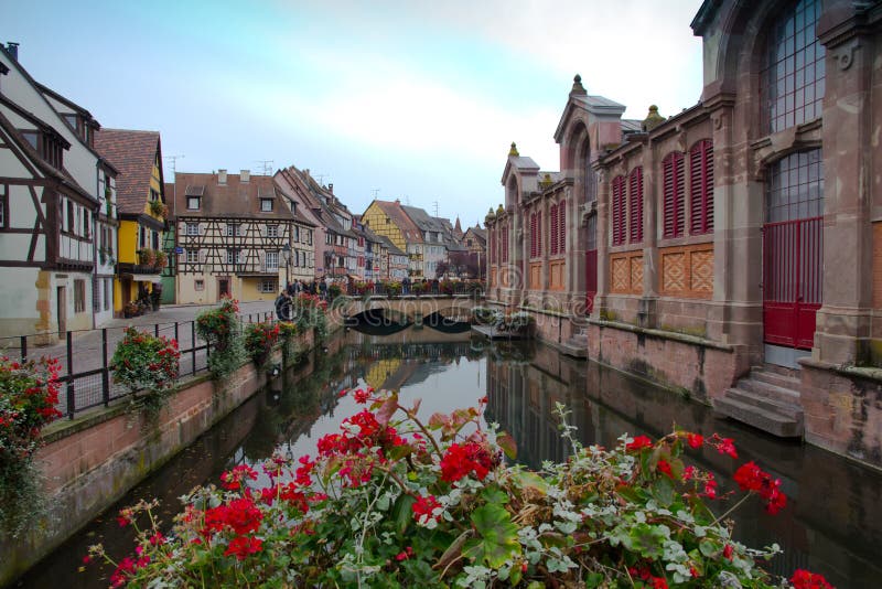 Canal in Colmar editorial photo. Image of france, venice - 92438761