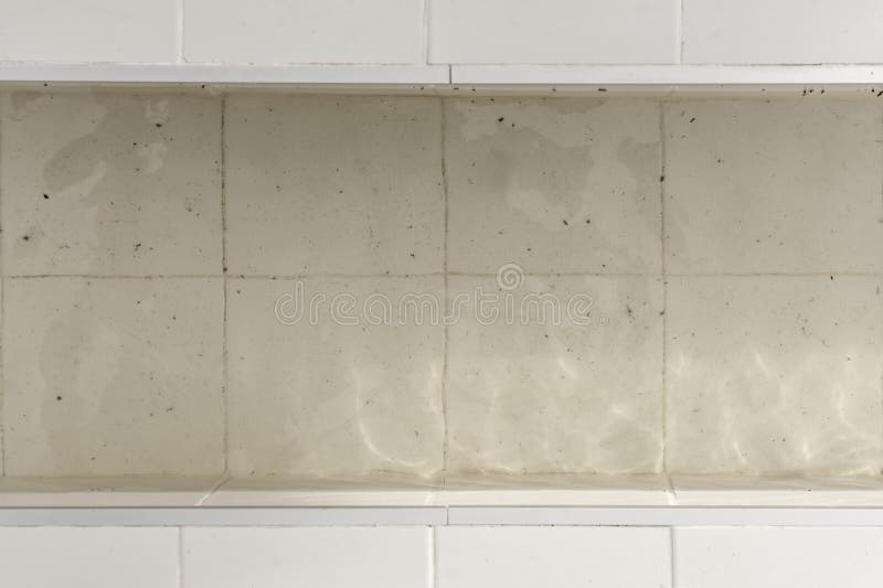 Canal Filled with Water Tiled with White Square Tiles Stock Photo ...