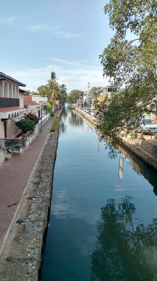 The Hamilton`s Canal Park In Wattala, Colombo Stock Photo - Image of ...