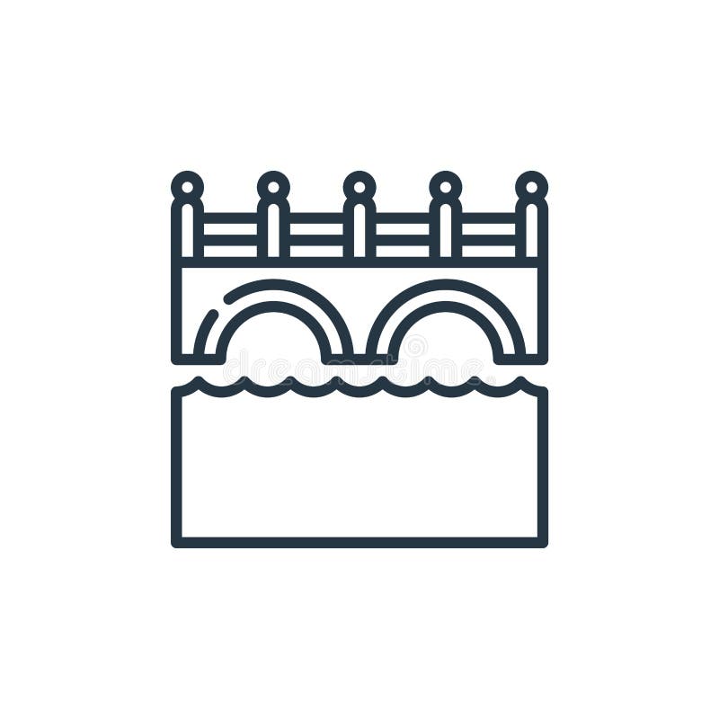 Canal Icon Vector from Holland Concept. Thin Line Illustration of Canal ...