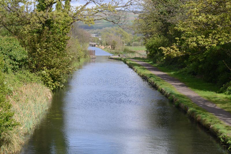 Neath Canal Basin, Resolven. Stock Image - Image of transportation ...
