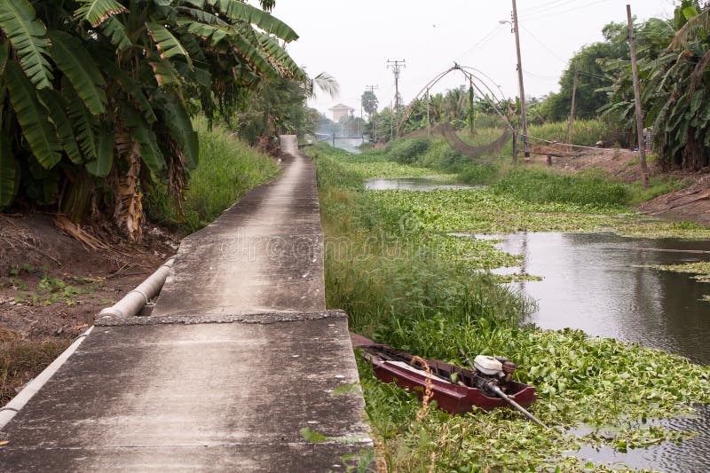 The Canal Road stock image. Image of river, long, trees - 39828907
