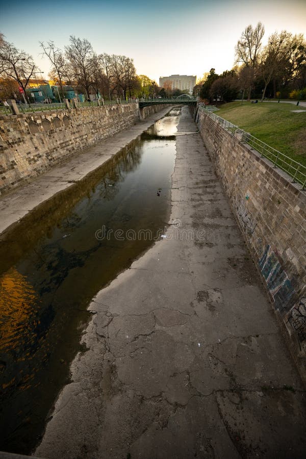 Canal in Stadtpark Vienna Austria Stock Image - Image of space, city ...