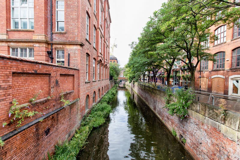 Canal Street a Manchester, Inghilterra Fotografia Editoriale - Immagine ...