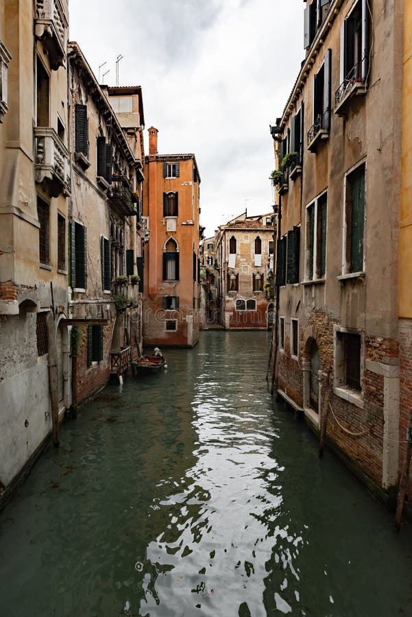 Canals of Venice during the Day in High Resolution, Vertical Stock ...