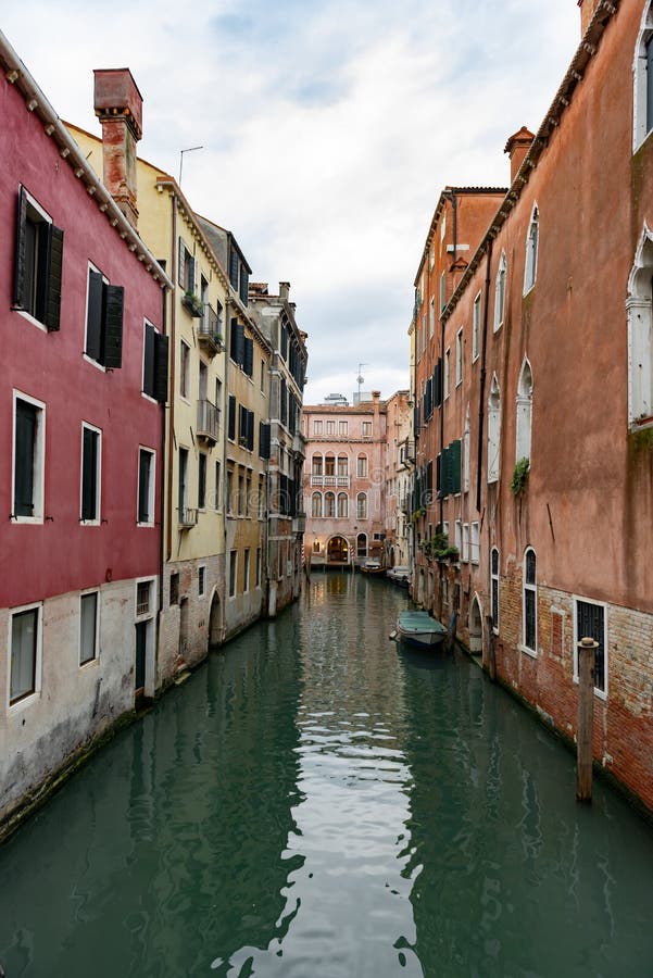 Canals of Venice during the Day in High Resolution, Vertical Stock ...