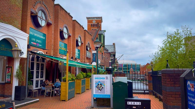Canalside Walk Birmingham - BIRMINGHAM, UNITED KINGDOM - MAY 23, 2024 ...