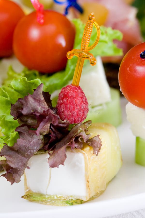 Canape stock photo. Image of garnish, breast, appetizer - 10783302