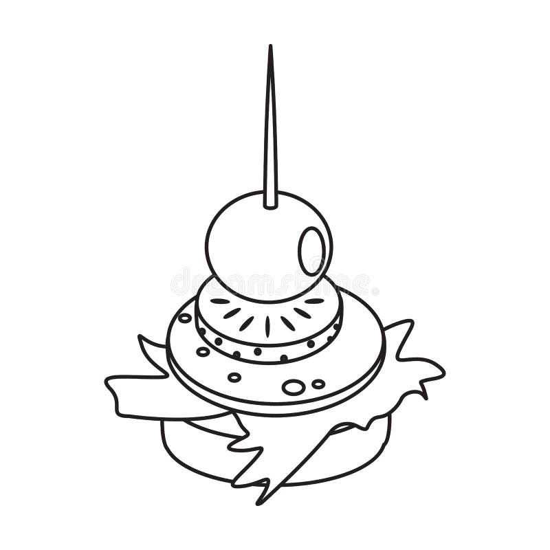 Canapes Line Icon Stock Illustrations – 86 Canapes Line Icon Stock ...