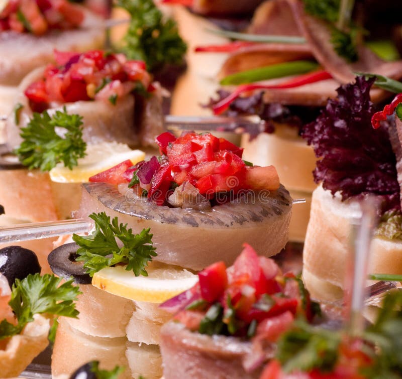 Canape for an event party stock photo. Image of event - 28440972