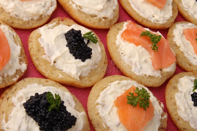 Canape food stock image. Image of pancake, food, gastronomy - 17347023