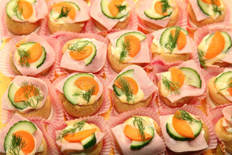 Canape food stock photo. Image of portion, canape, party - 18179164