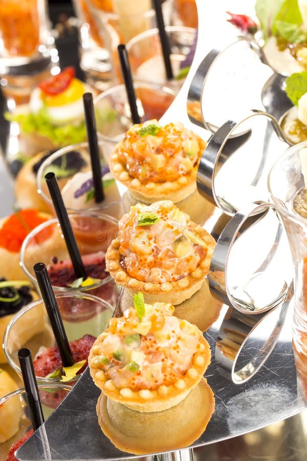 Canape stock photo. Image of rolled, canape, green, platter - 32862656