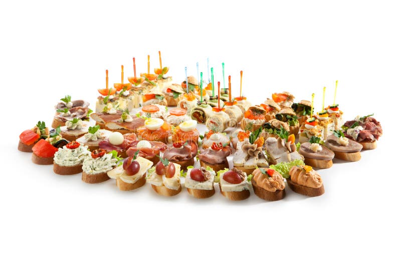 Canapes stock photo. Image of canapes, cheese, mini, meal - 42680502