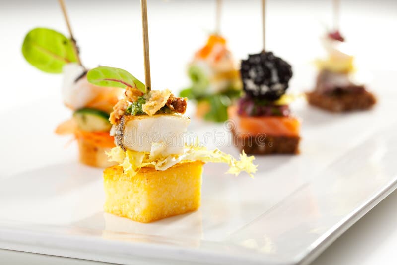 Canapes stock image. Image of mediterranean, healthy - 40880951