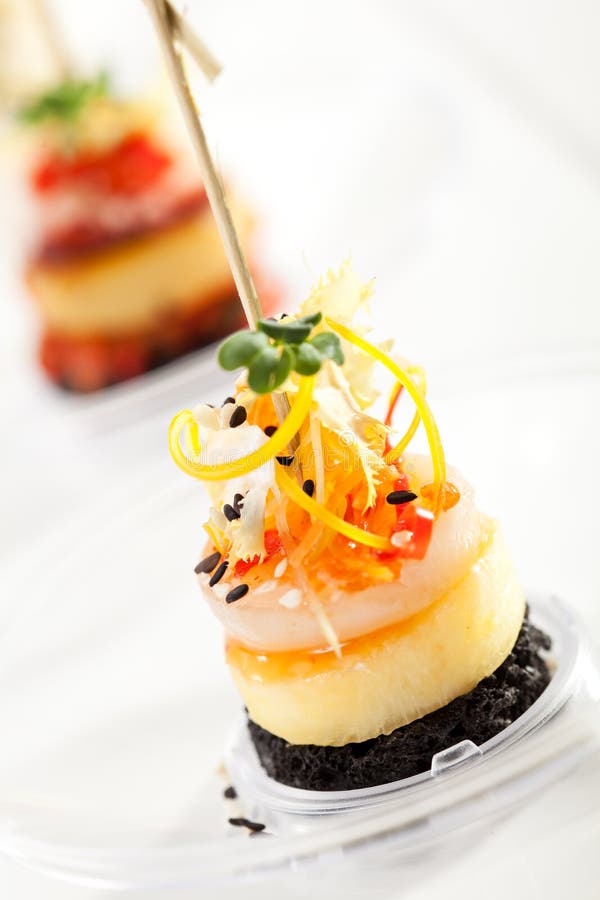 Canapes stock image. Image of canape, prepared, canapes - 42971623