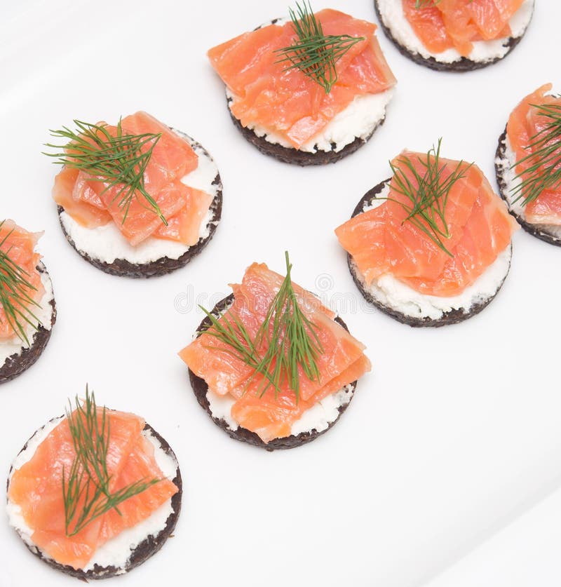 Canapes stock photo. Image of appetizer, starter, toast - 53409832