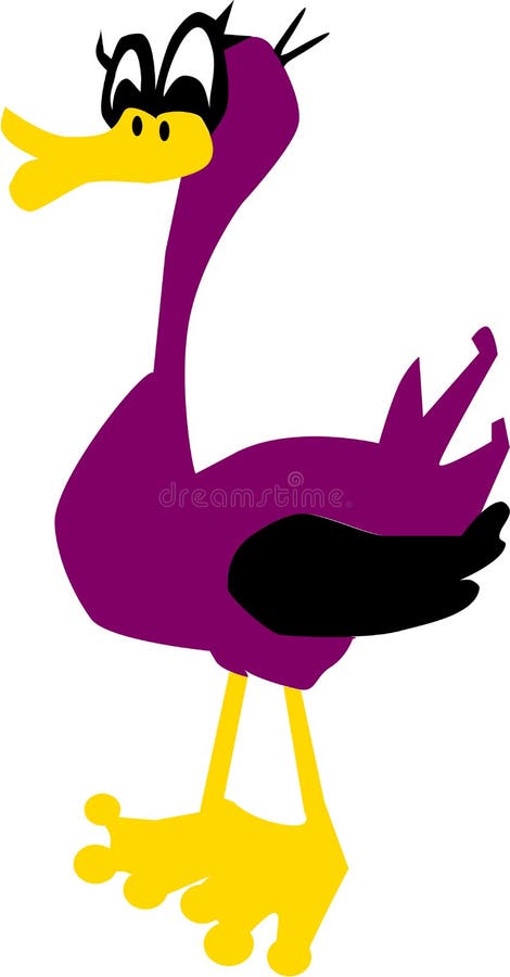 Canard comique illustration de vecteur. Illustration du séance - 9272026