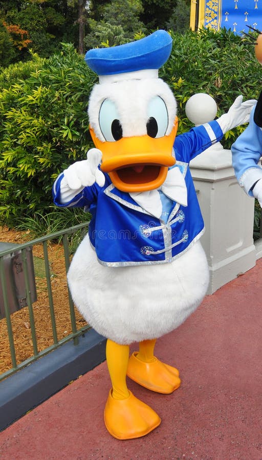 Canard De Donald En Monde De Disney Photographie éditorial - Image du ...