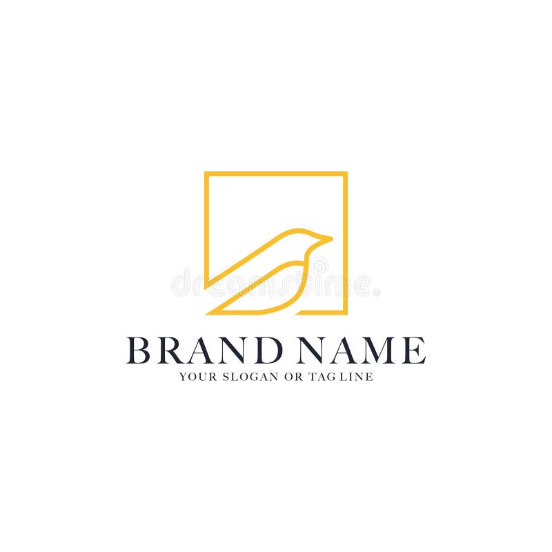 Canary logo design vector stock vector. Illustration of element - 170352384