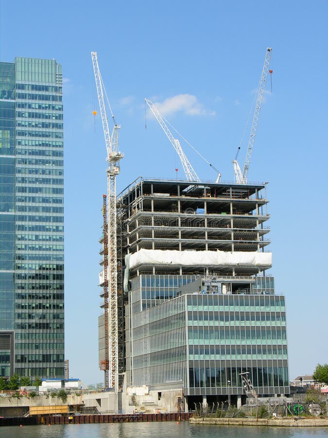 Canary Wharf - Construction Stock Photo - Image of modern, london: 2601160