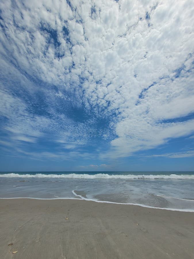 Canaveral National Seashore New Symrna Beach Stock Image - Image of ...