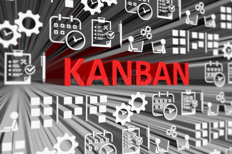 Kanban stock illustration. Illustration of computer, tech - 95830951