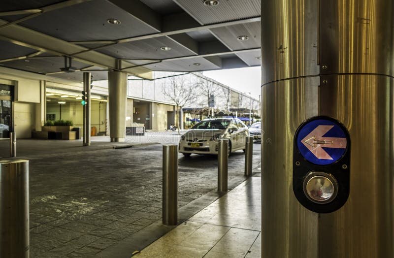 Pedestrian Traffic Light Crossing Push Button Controller at Canberra ...